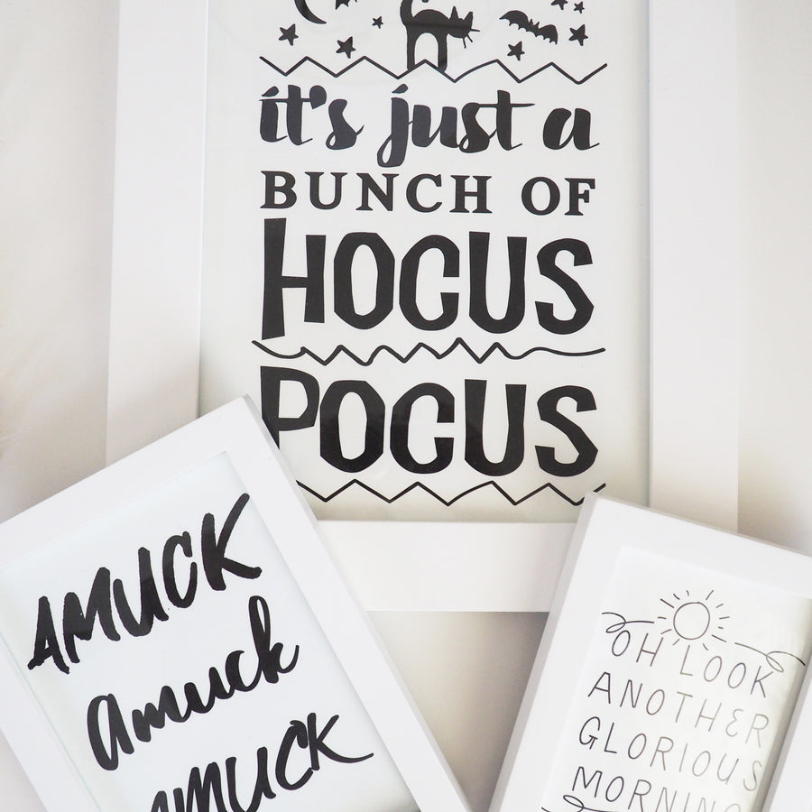Hocus Pocus Disney Halloween Printable Wall Art Print Set of 3 Amuck ...